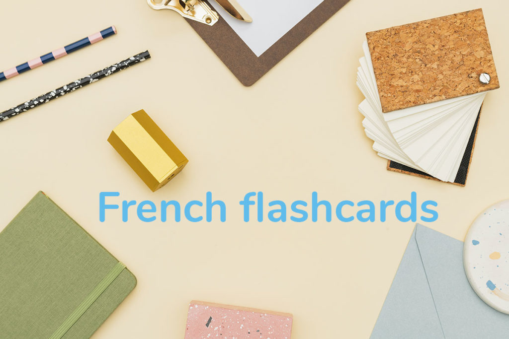 Make his own French flashcards with vocabulary – Blog Learn French Fun